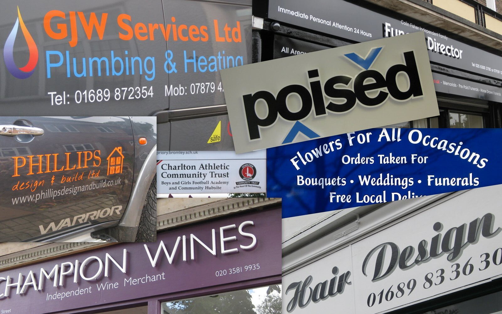Stephen Signs Orpington | Maker of Signs & Websites